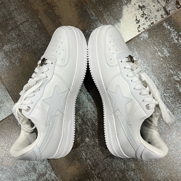 Bape | Shoes | Nwt Bapesta Triple White | Poshmark